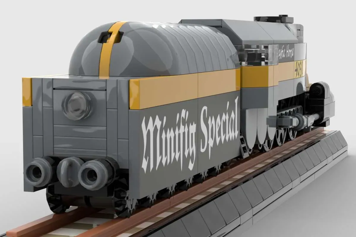 Midi Scale Streamline Steam Locomotive Display | LEGO® Ideas