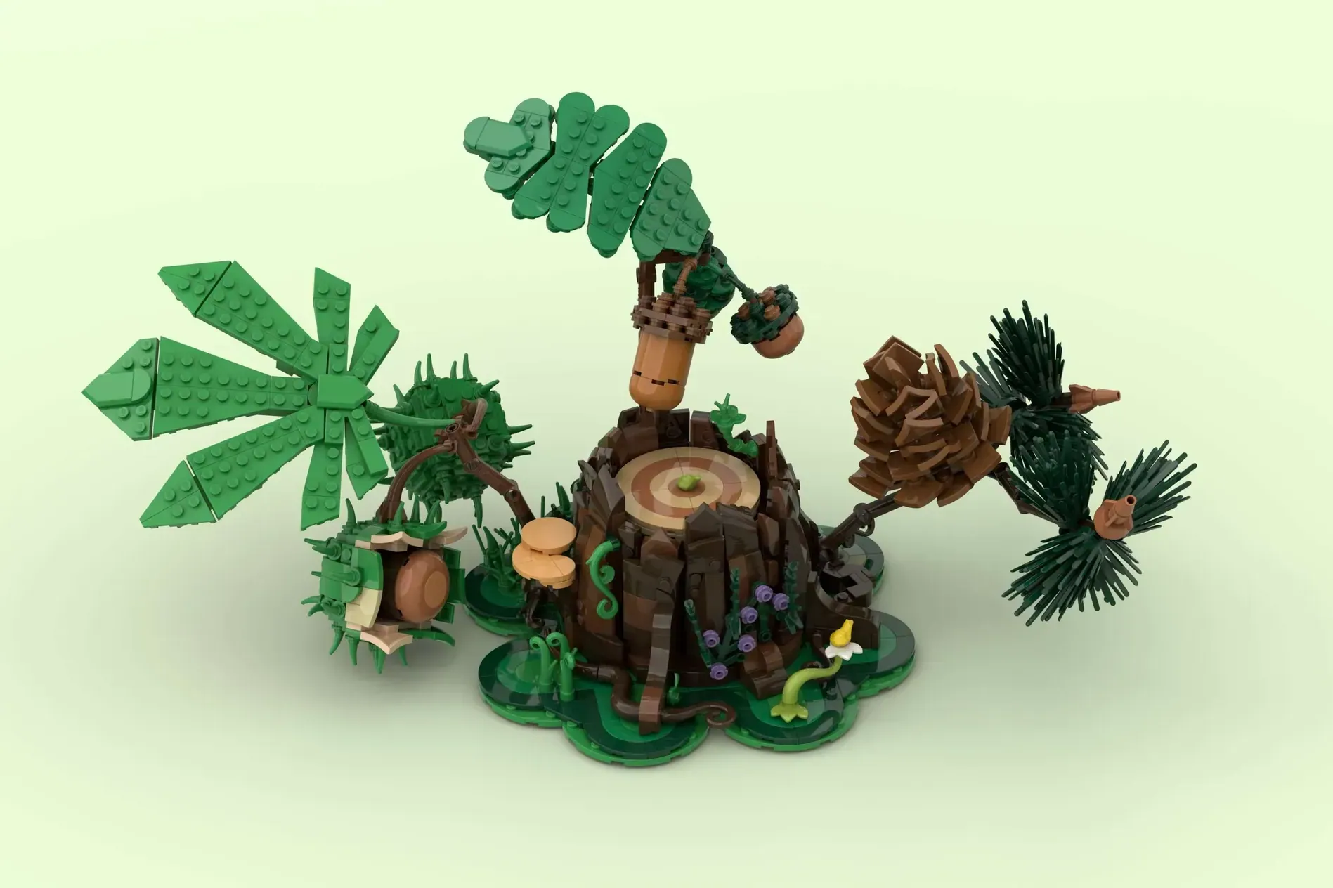 An Old Stump (Chestnut, Oak, Pine) | LEGO® Ideas