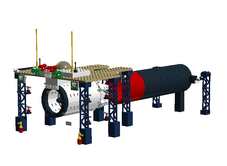 General Electric GEnx Test Facility + Engine | LEGO® Ideas