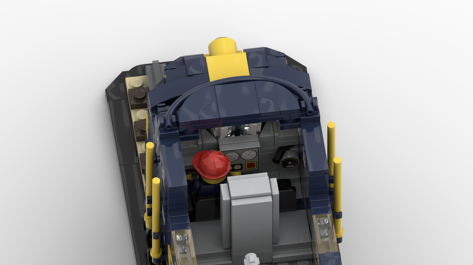 LEGO IDEAS - ATSF Bluebonnet – EMD F7A
