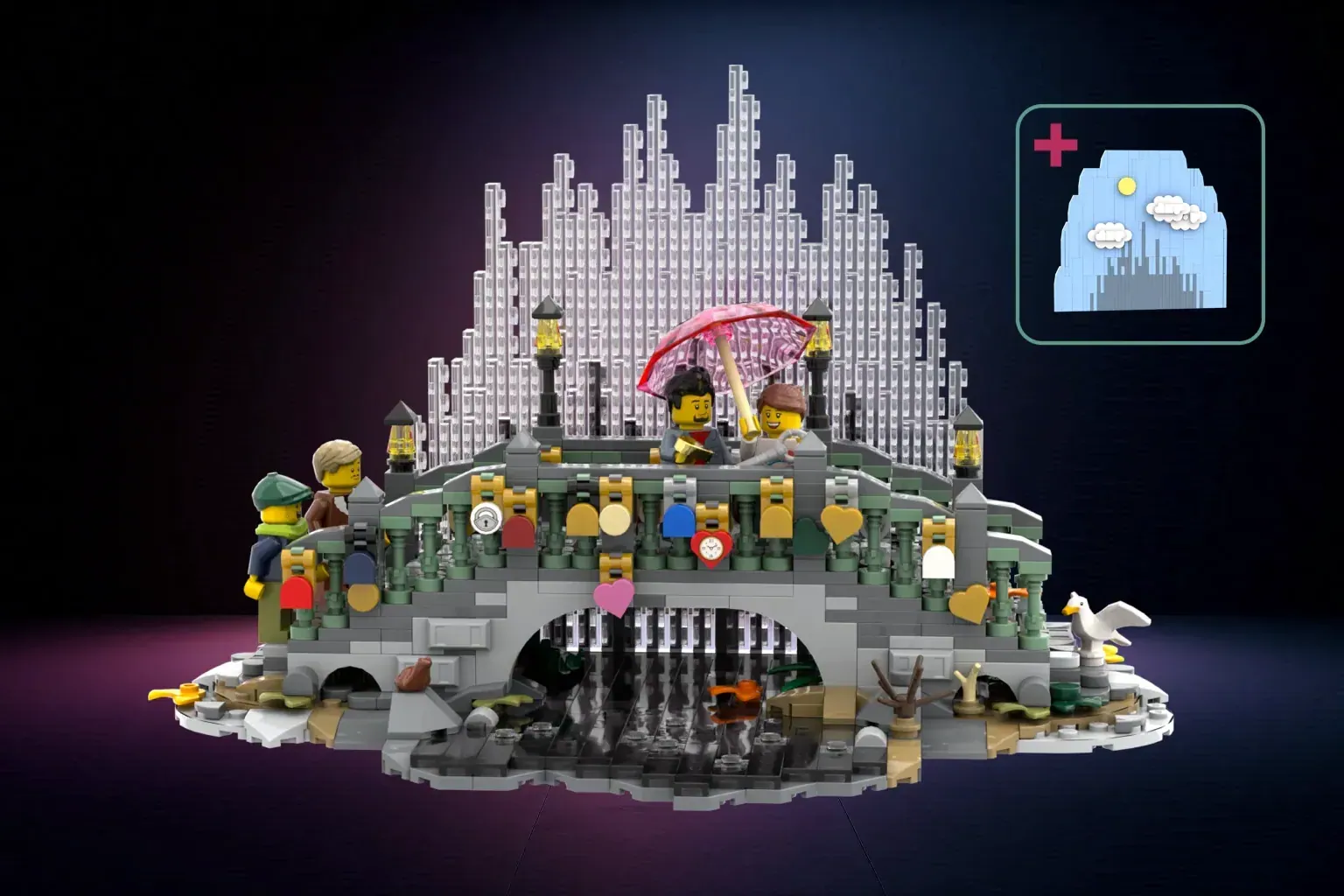 Come Rain or Shine - The Lover's Bridge | LEGO® Ideas