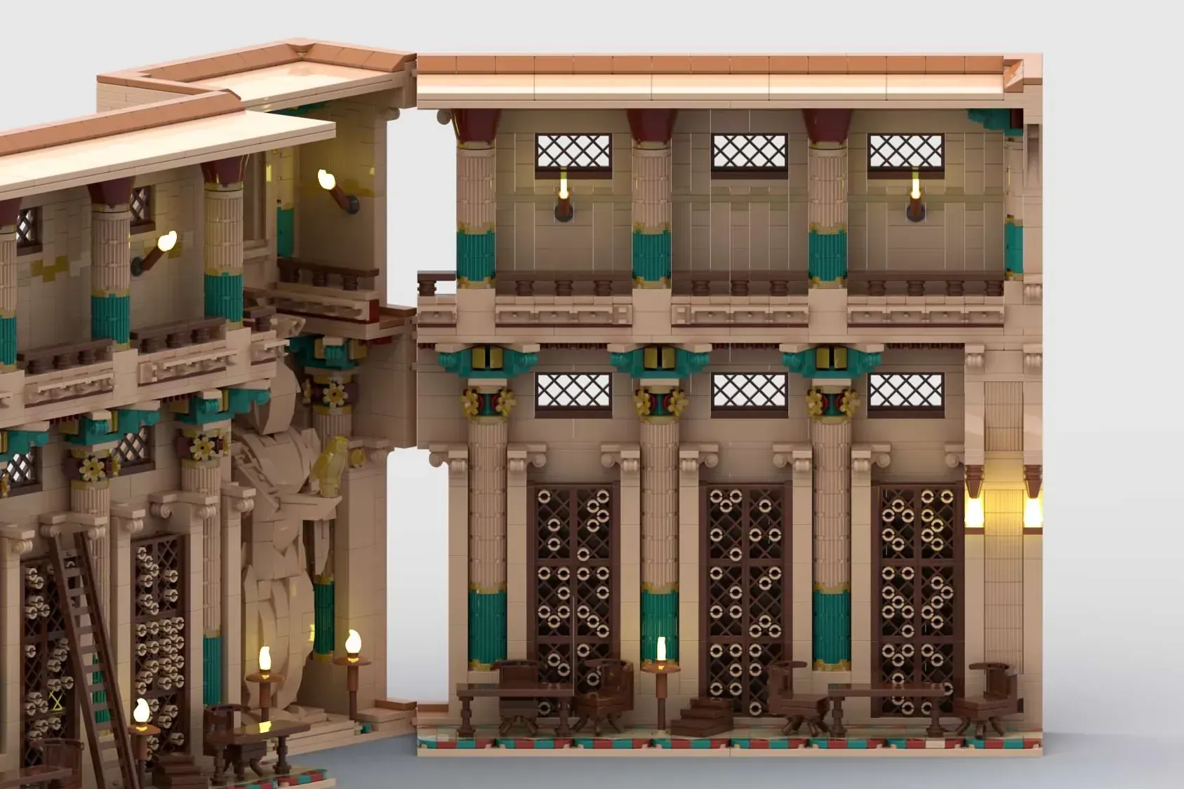 The Great Library of Alexandria Book Nook | LEGO® Ideas
