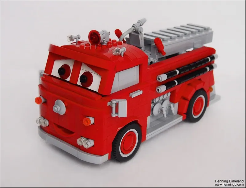 Red firetruck from Pixar's cars | LEGO® Ideas