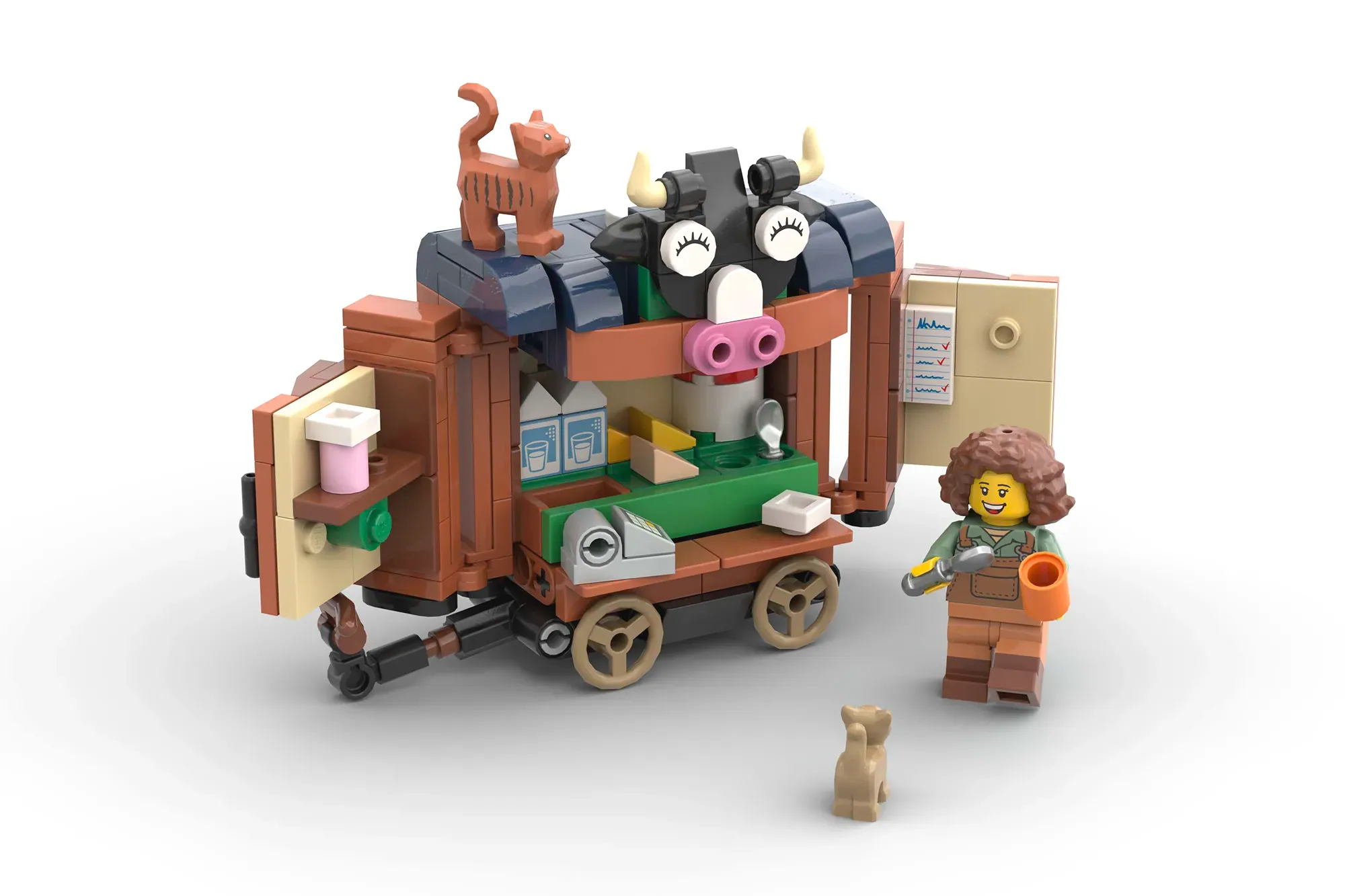 The Moo-Bile Dairy Cart | LEGO® Ideas