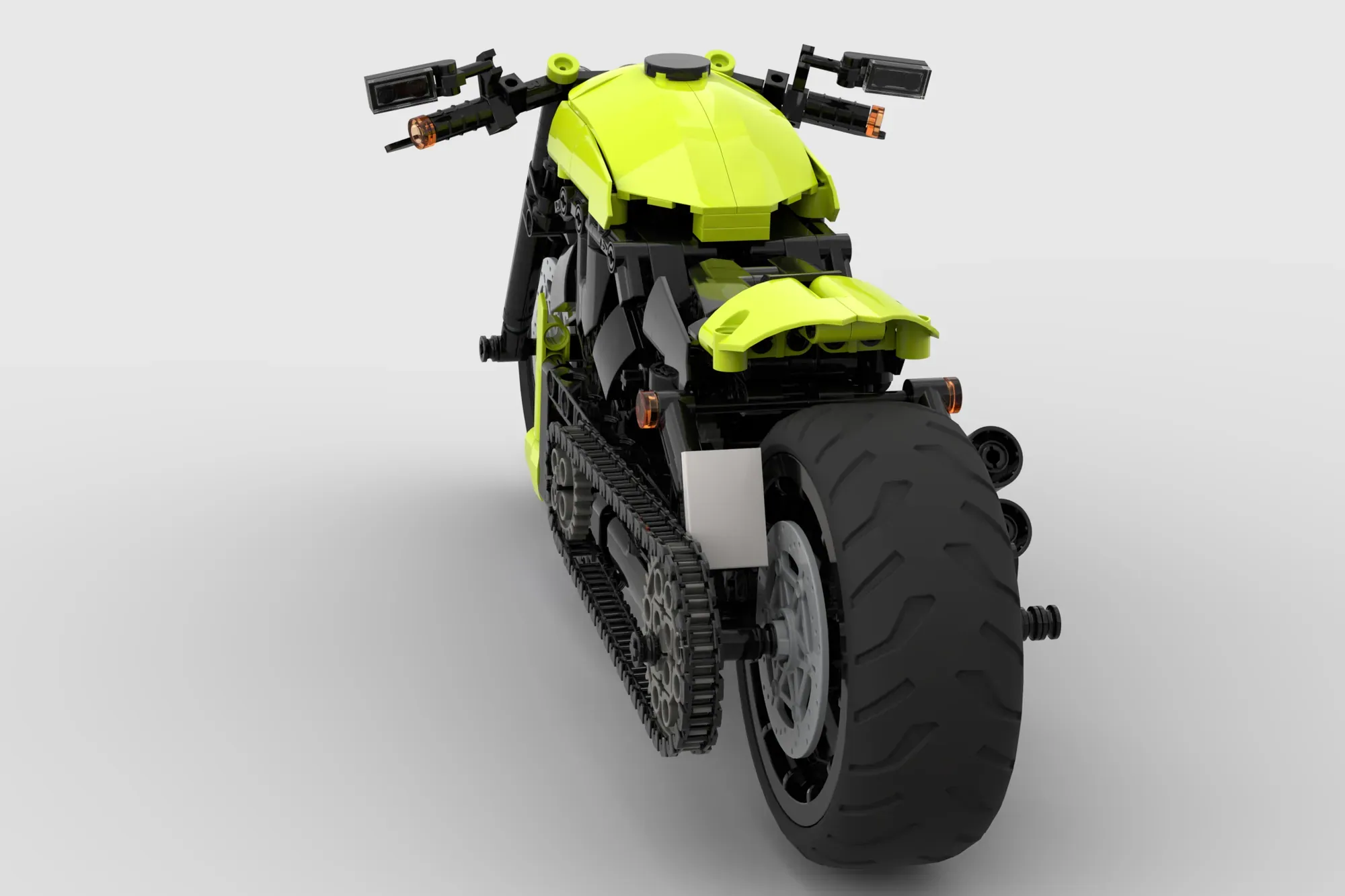 Lime Muscle Motorcycle: A Fresh and Powerful Build | LEGO® Ideas
