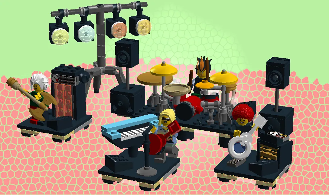 Garage Girls Concert | LEGO® Ideas