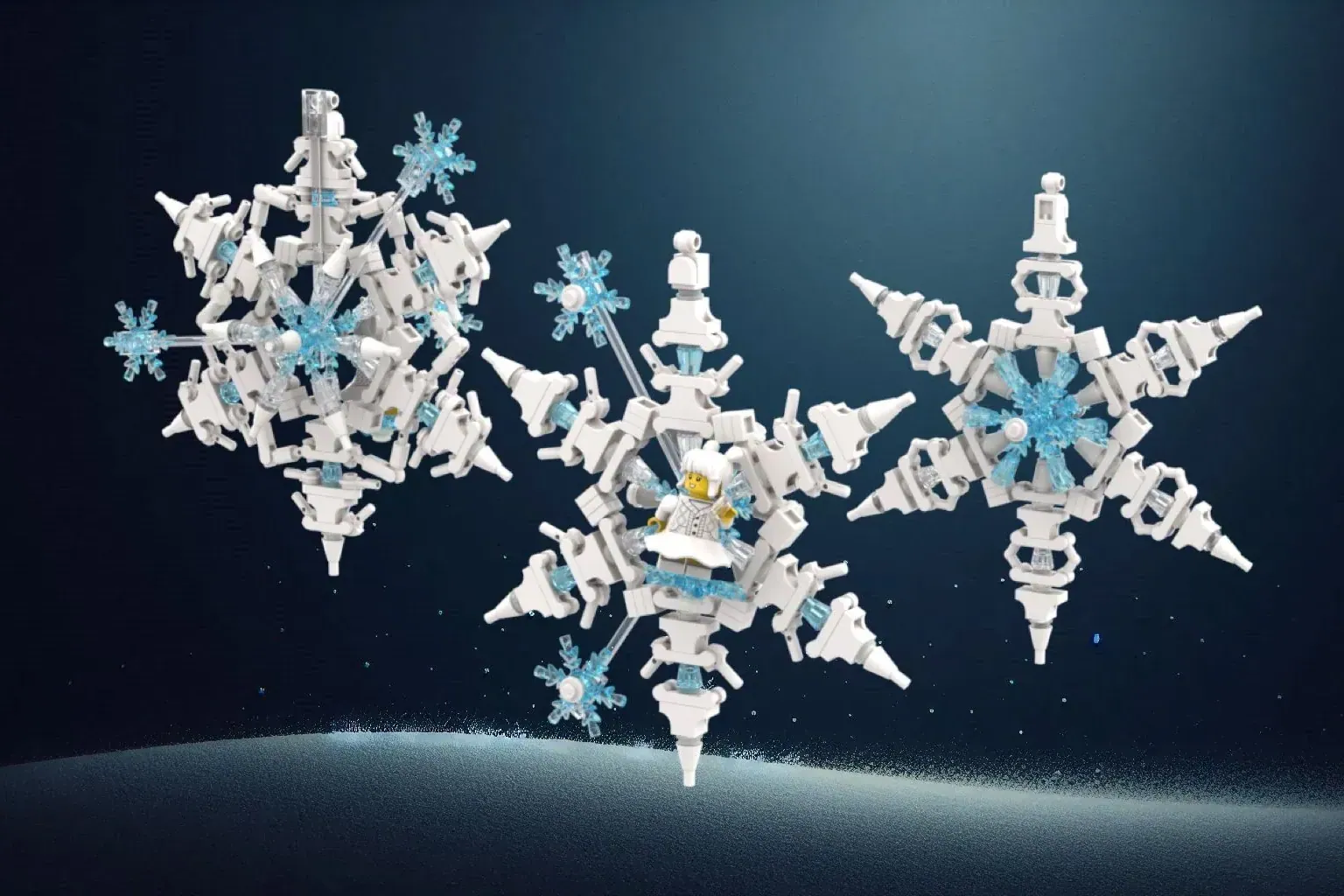 Little Snowflakes Gone Travelling - Ornament Set | LEGO® Ideas