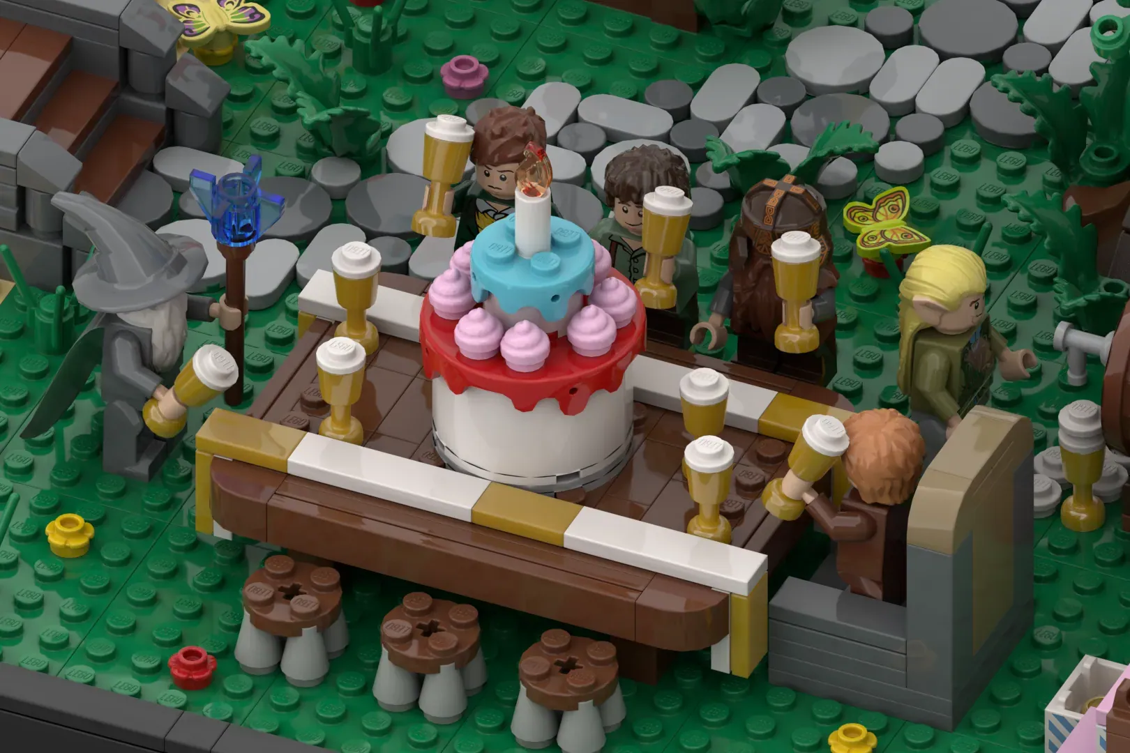 The Birthday of Bilbo Baggins | LEGO® Ideas