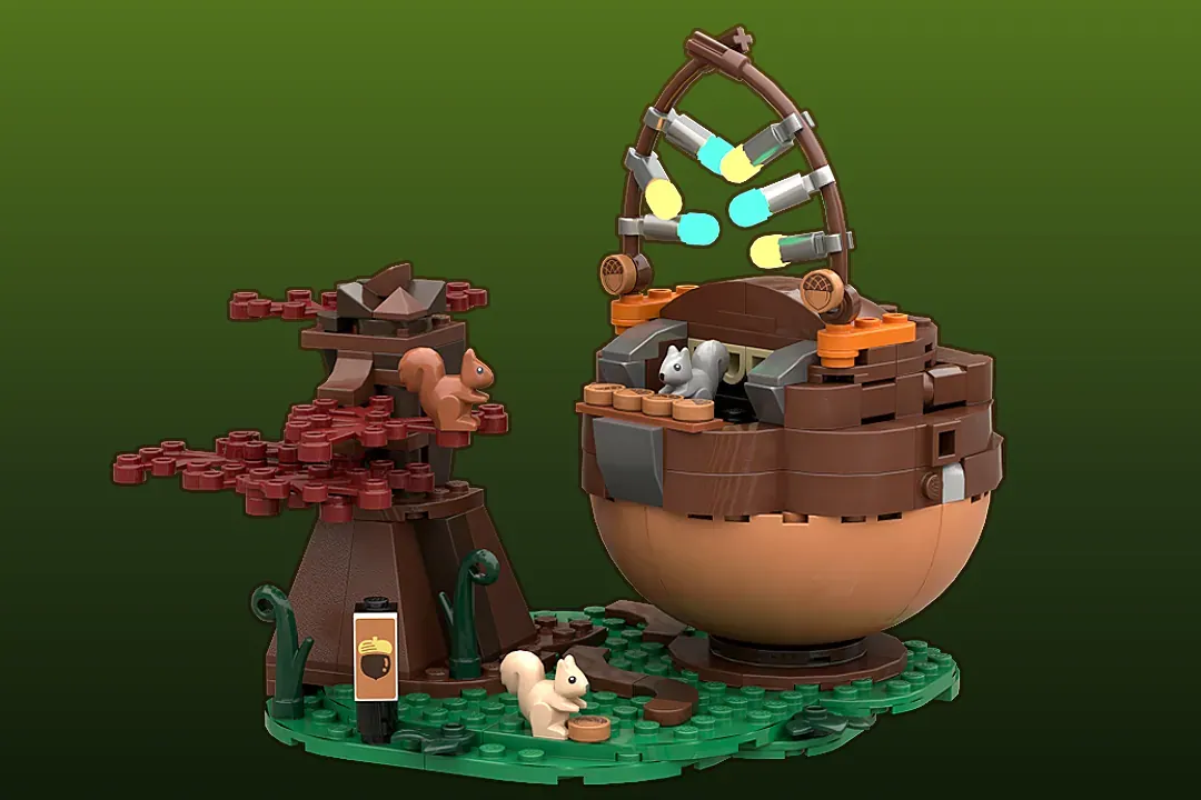 "Let's Get Nuts" - Acorn Booth | LEGO® Ideas
