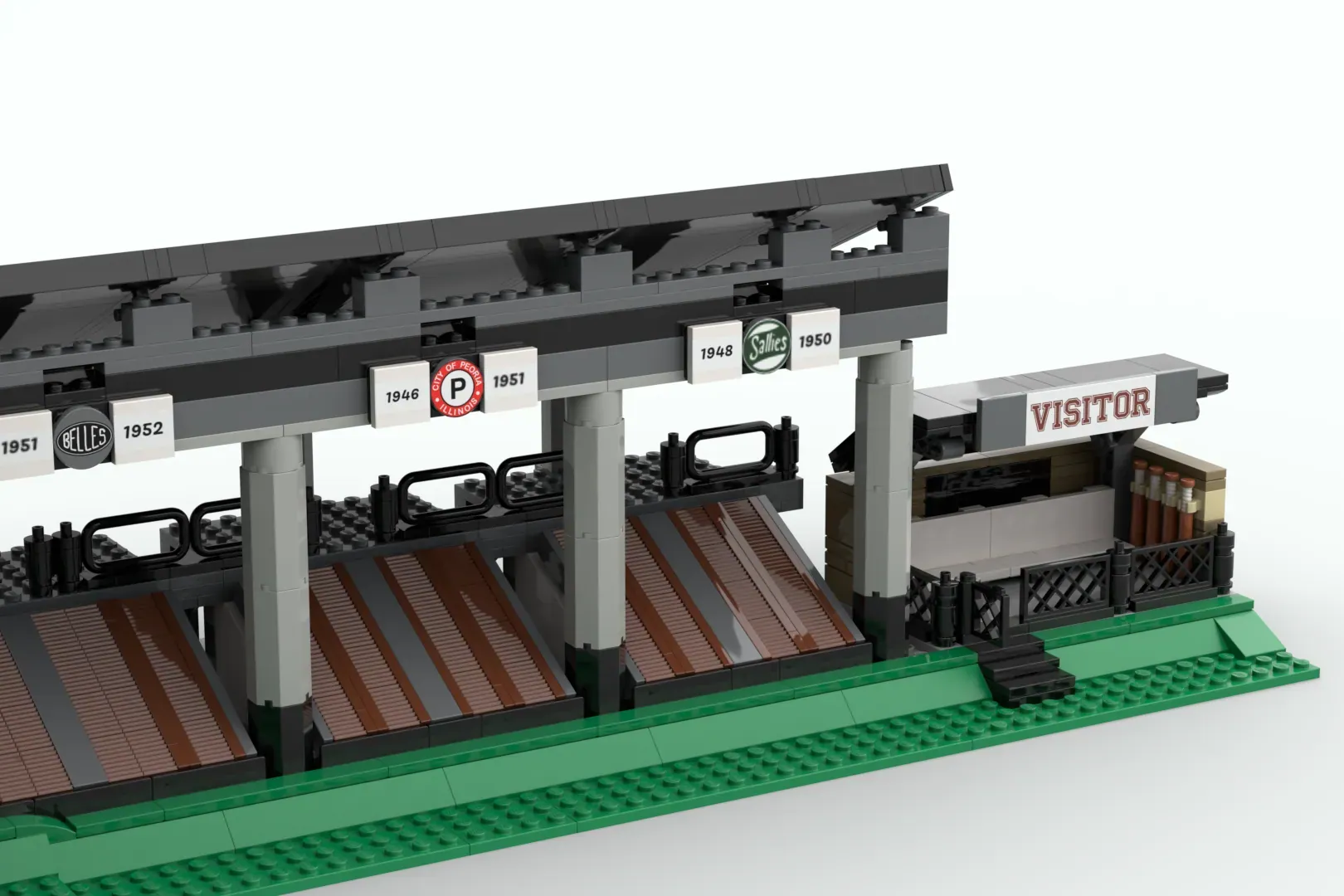 All-American Girls Professional Baseball League Stadium | LEGO® Ideas