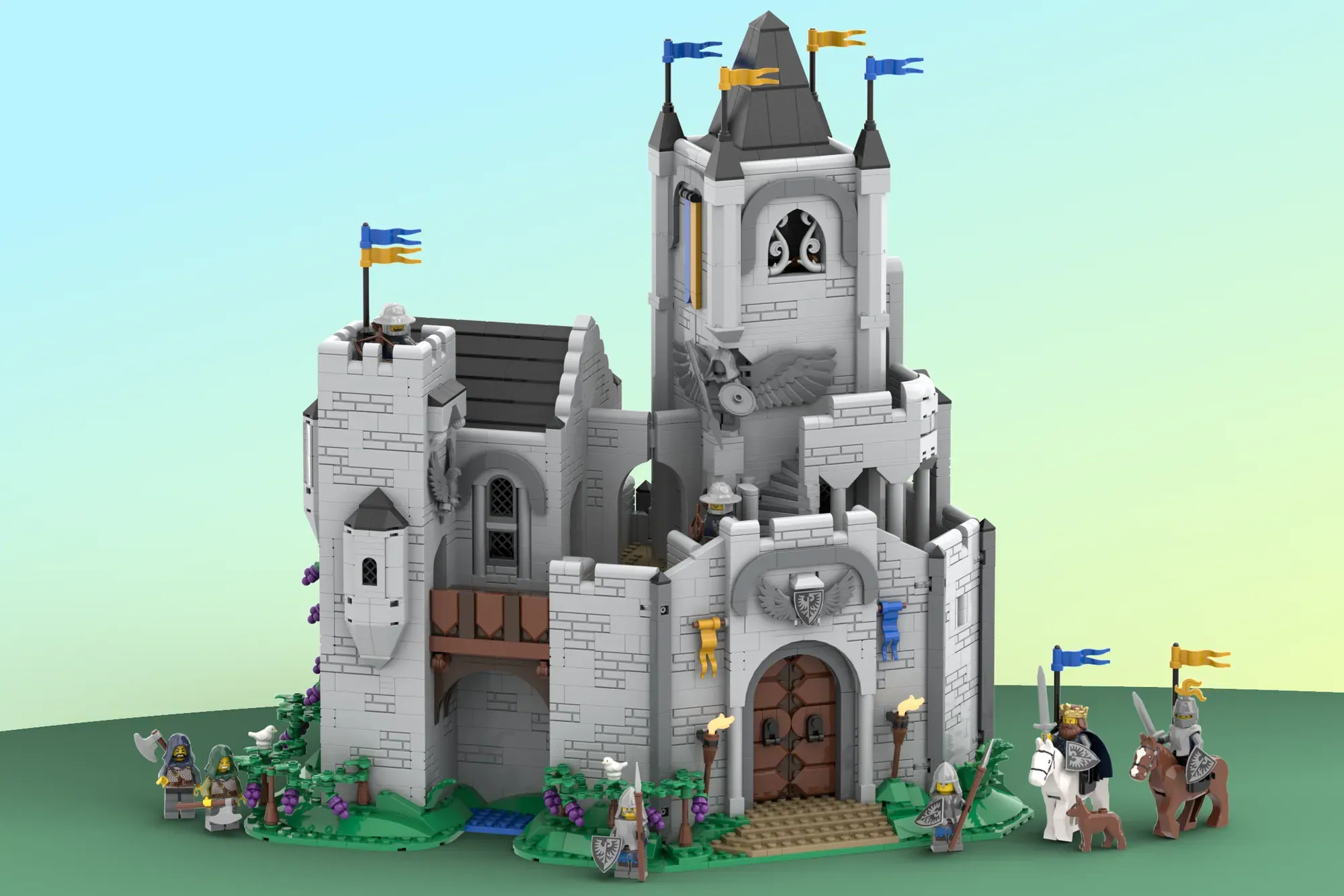 The Falcon King's Castle | LEGO® Ideas
