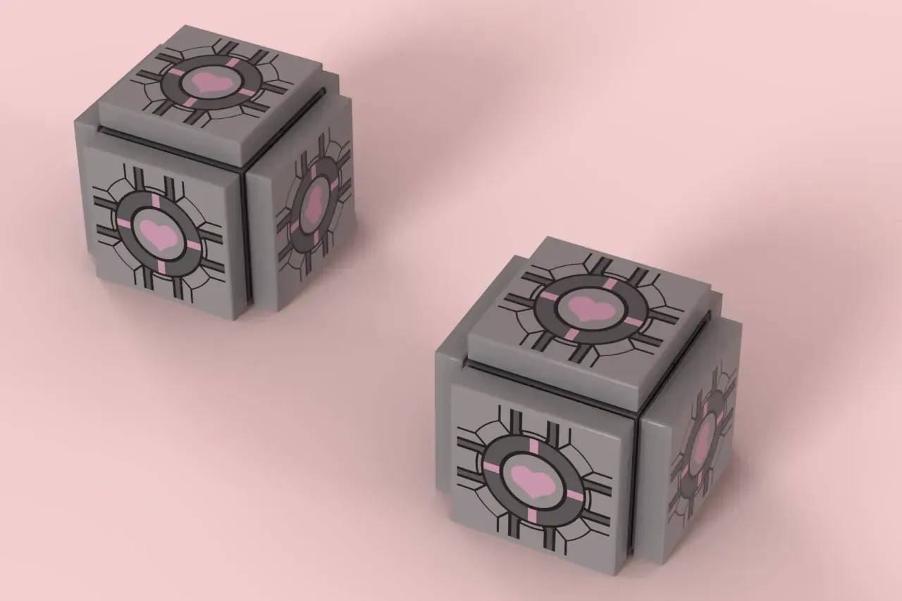 Companion Cube-Portal | LEGO® Ideas