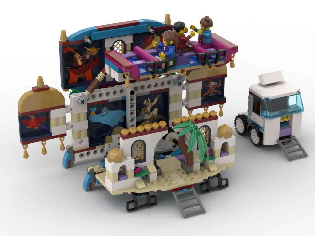 Aladdin Fairground Flying Carpet Ride | LEGO® Ideas