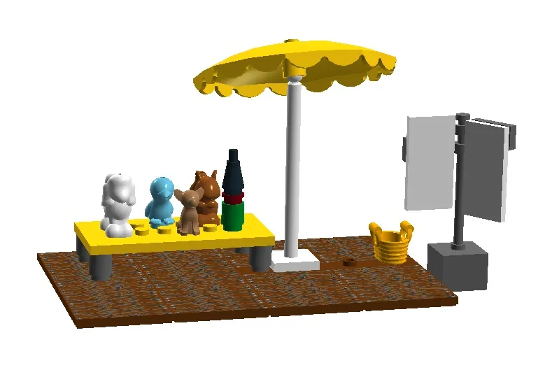 Balloon Artist and Face Painter Booths | LEGO® Ideas