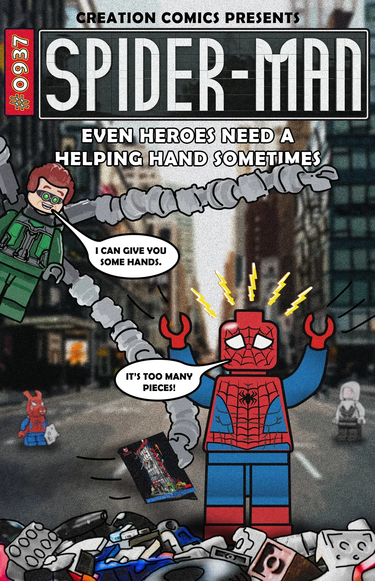 Art: Even Heroes Need a Helping Hand Sometimes | LEGO® Ideas