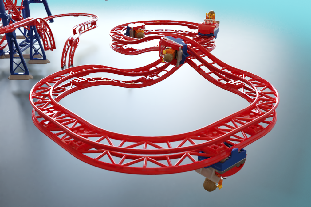 LEGO IDEAS - Double Looping Rollercoaster