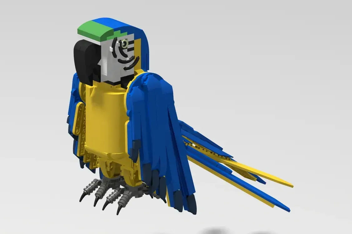 Blue & Yellow Macaw | LEGO® Ideas