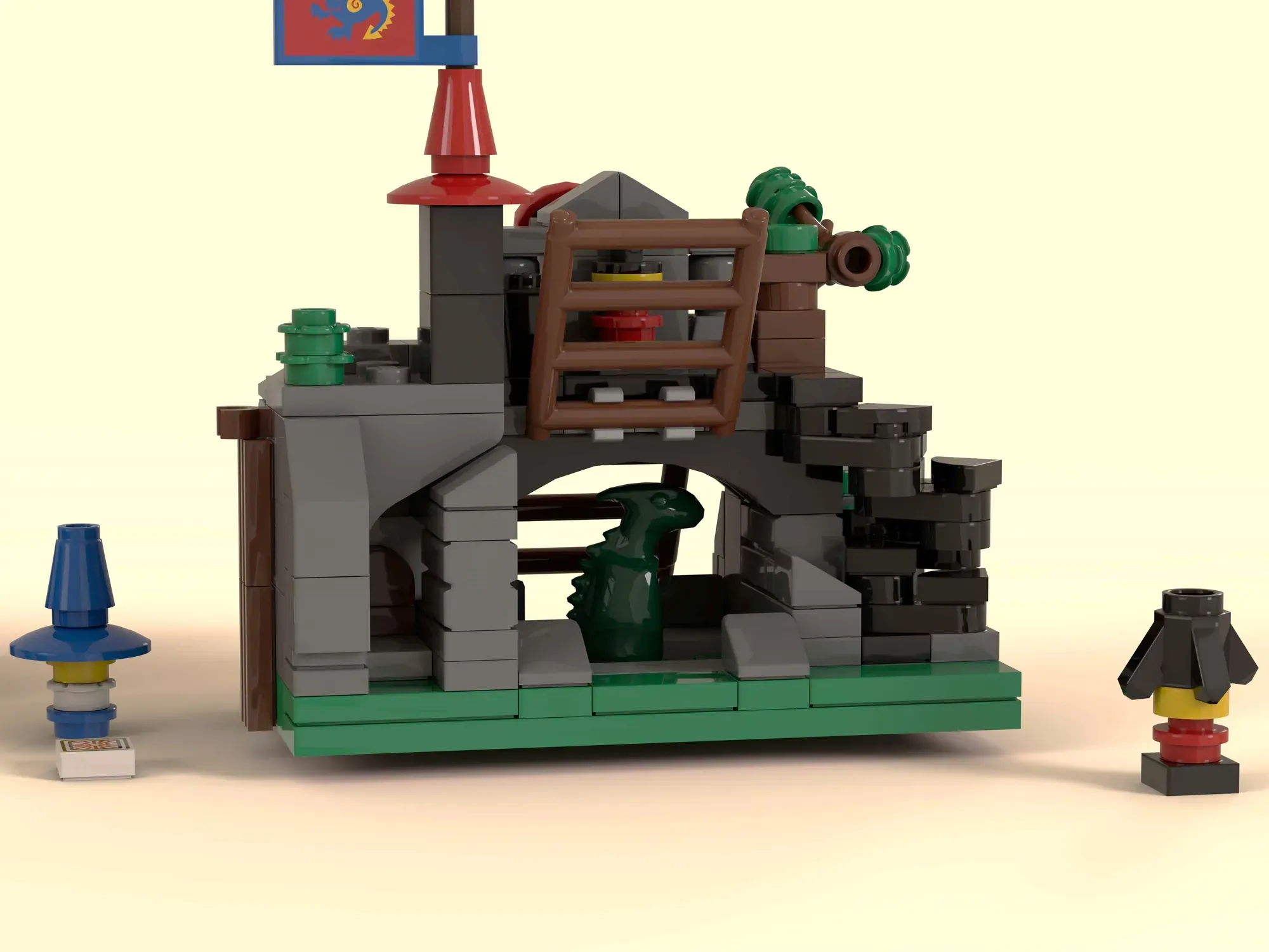 Dark Dragon's Den - Microscale | LEGO® Ideas