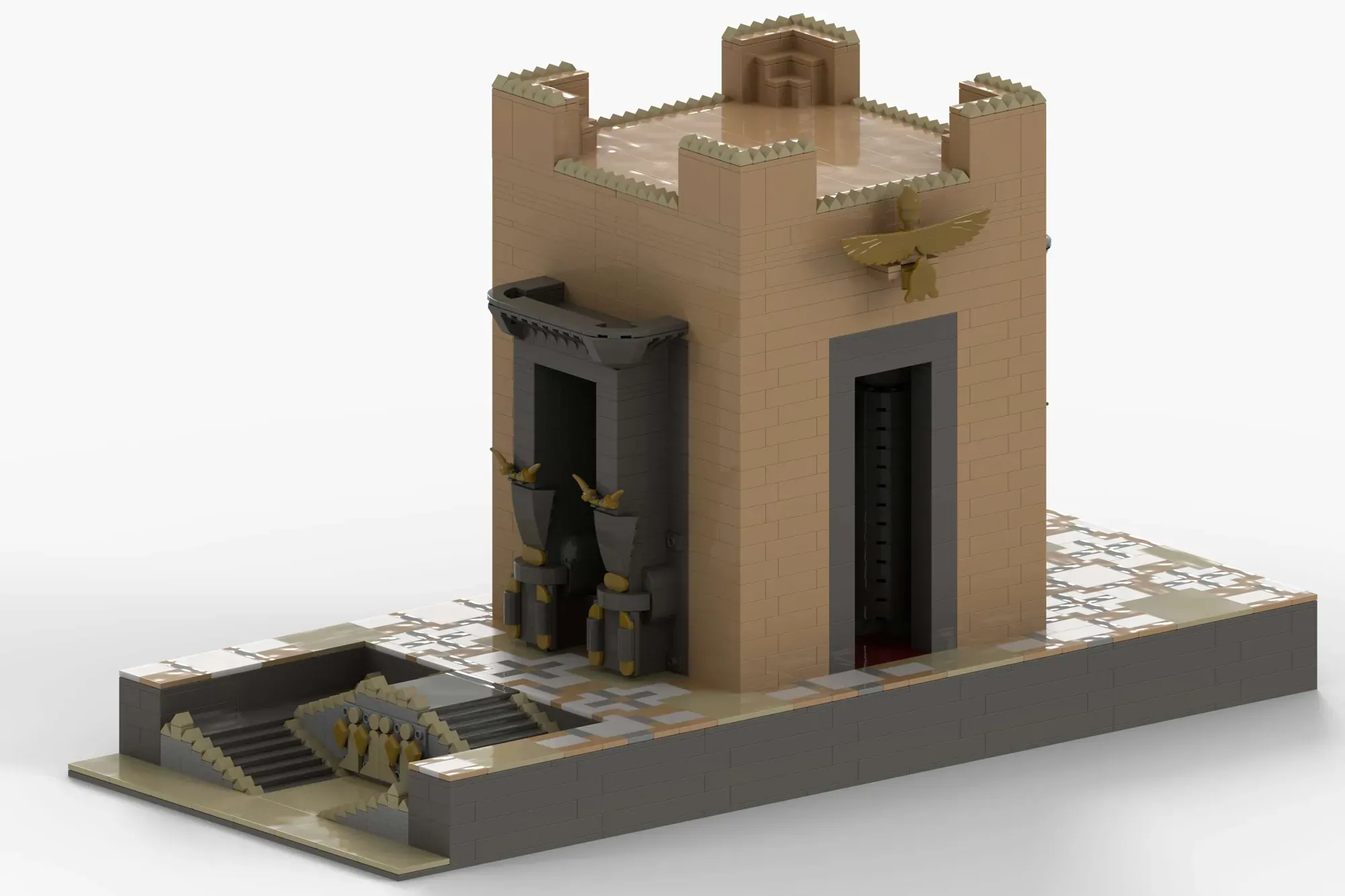 The Gate of All Nations (Gate of Xerxes I) — Persepolis, Achaemenid ...