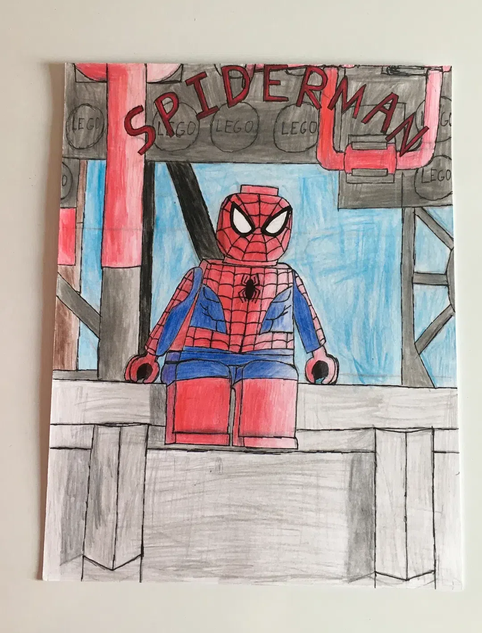 How To Draw Spiderman Lego