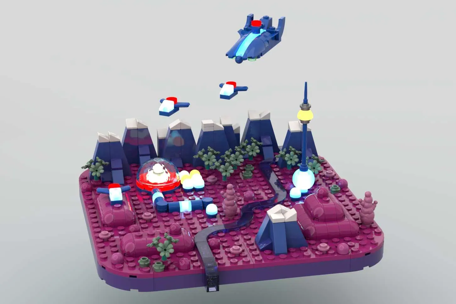 Moon Base Magenta | LEGO® Ideas