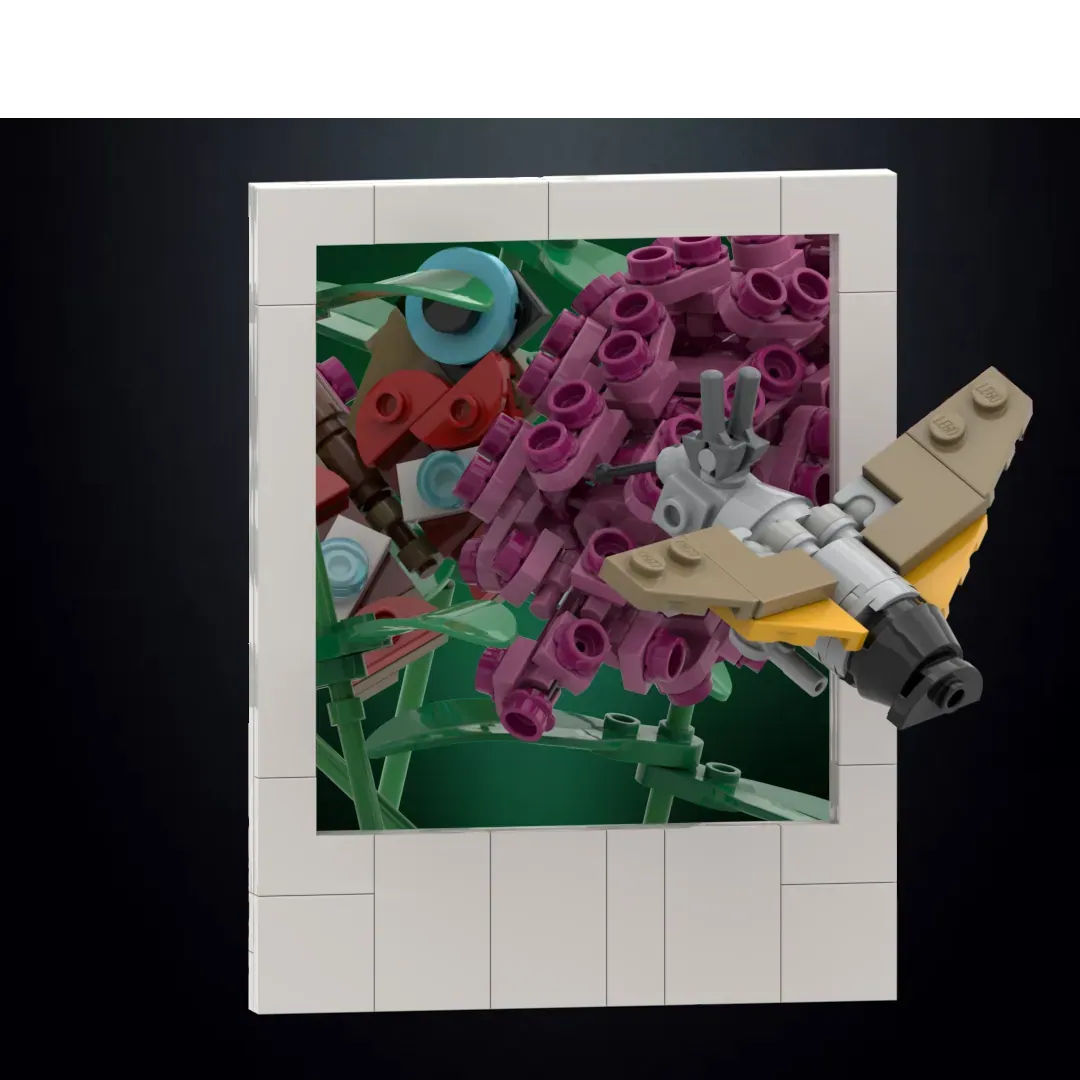 A Close-Up of a Hummingbird Hawk-Moth | LEGO® Ideas