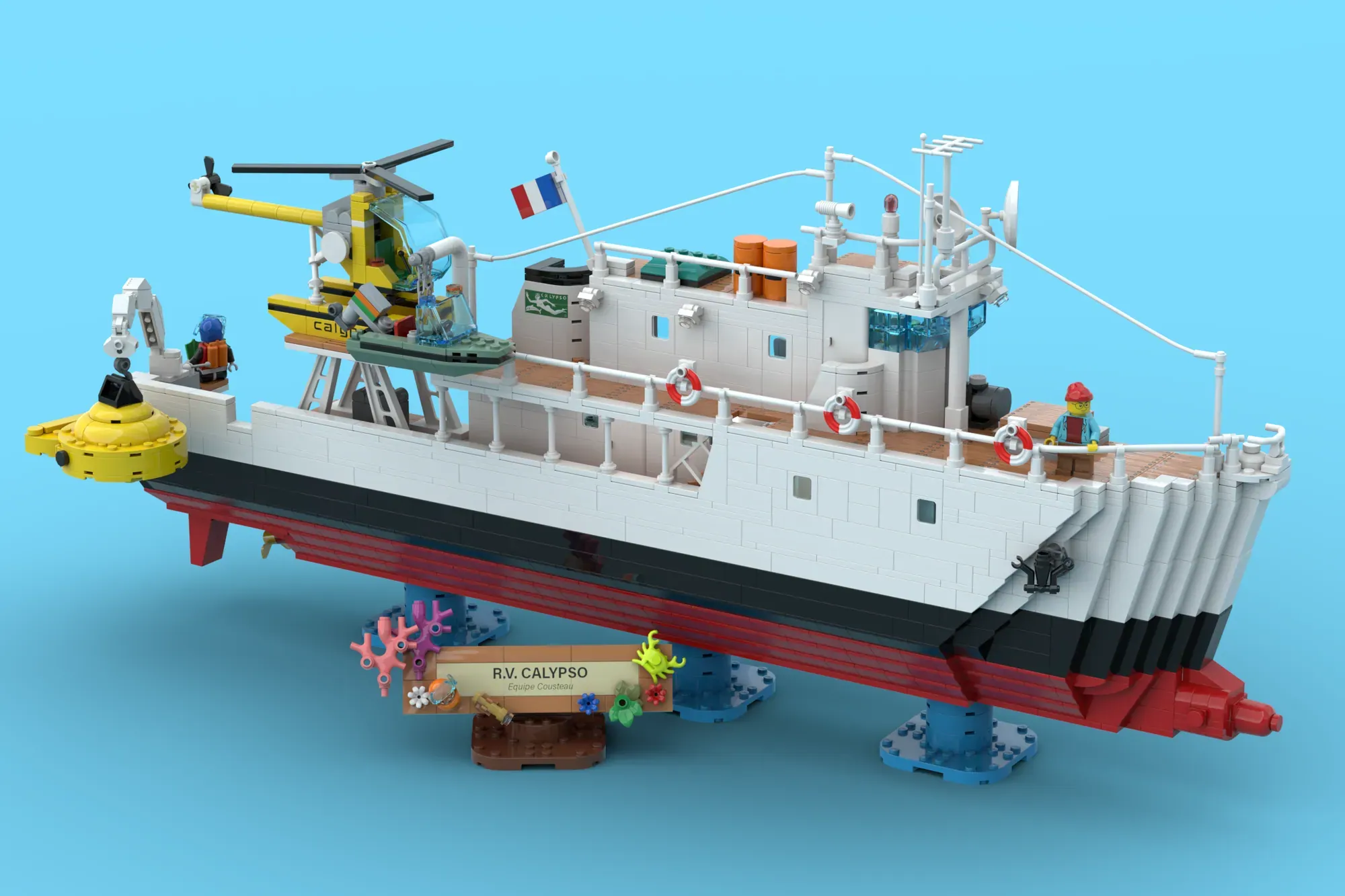 Research Vessel Calypso | LEGO® Ideas