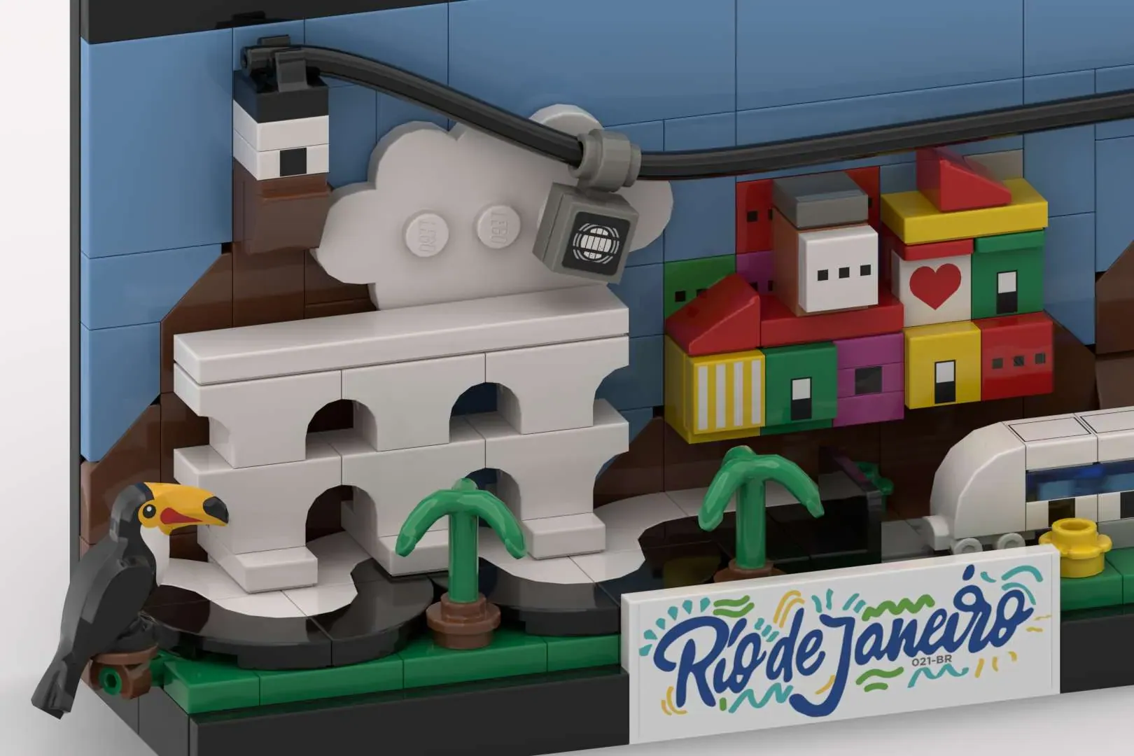 Discover the Soul of Rio in Bricks! Rio De Janeiro Postcard. | LEGO® Ideas