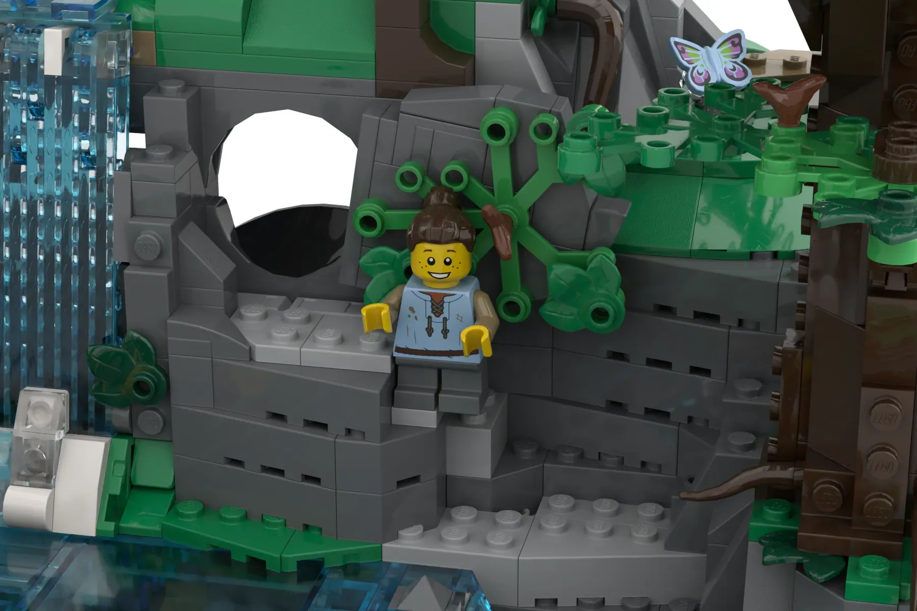Forestmen Waterfall Hideout | LEGO® Ideas