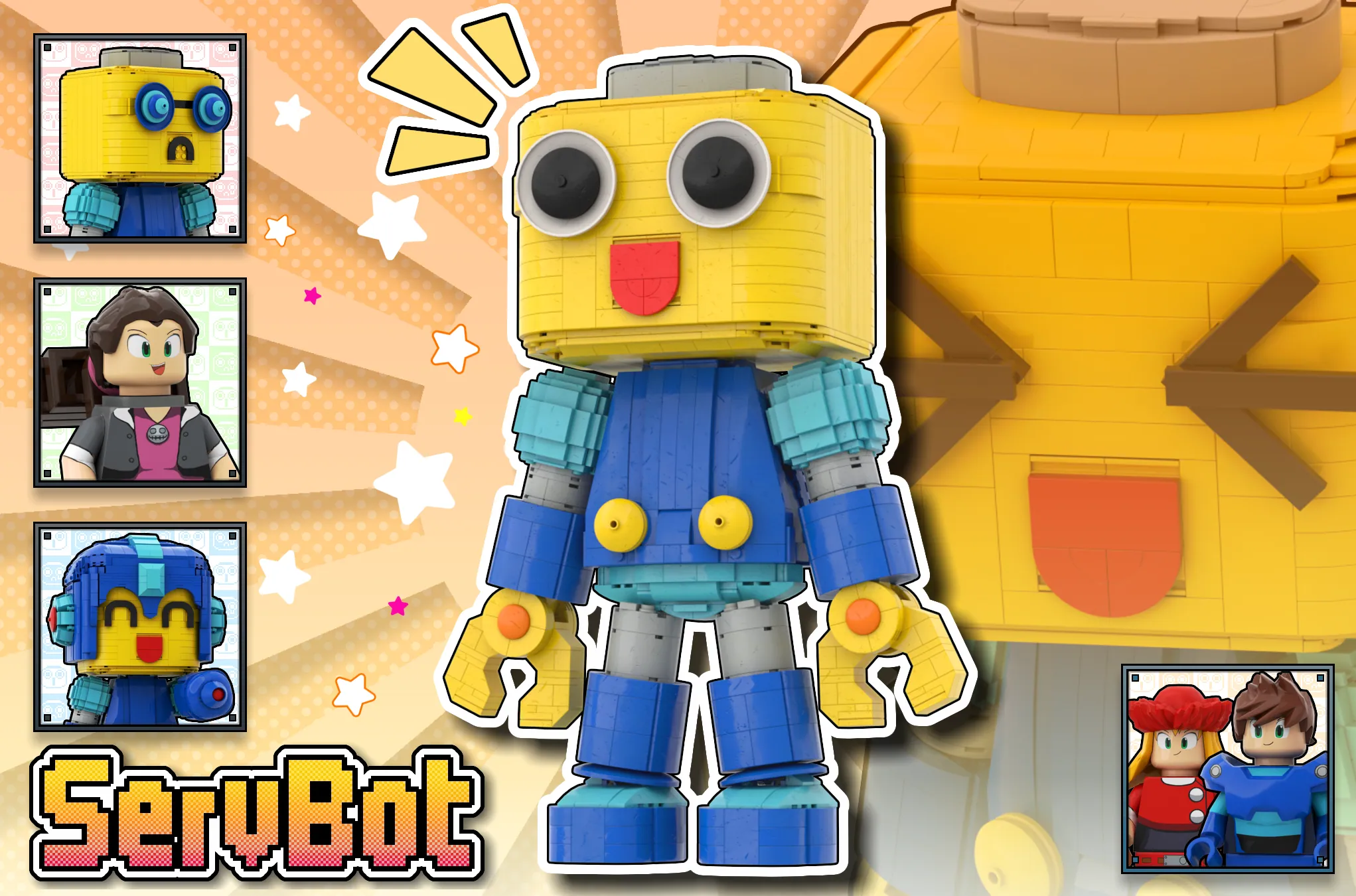 Mega Man Legends - Servbot | LEGO® Ideas