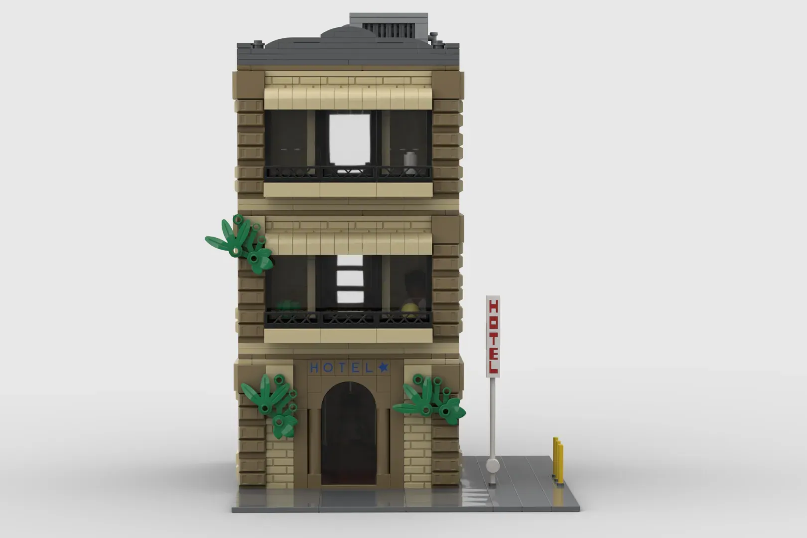 Boutique Brickside Hotel - Modular | LEGO® Ideas
