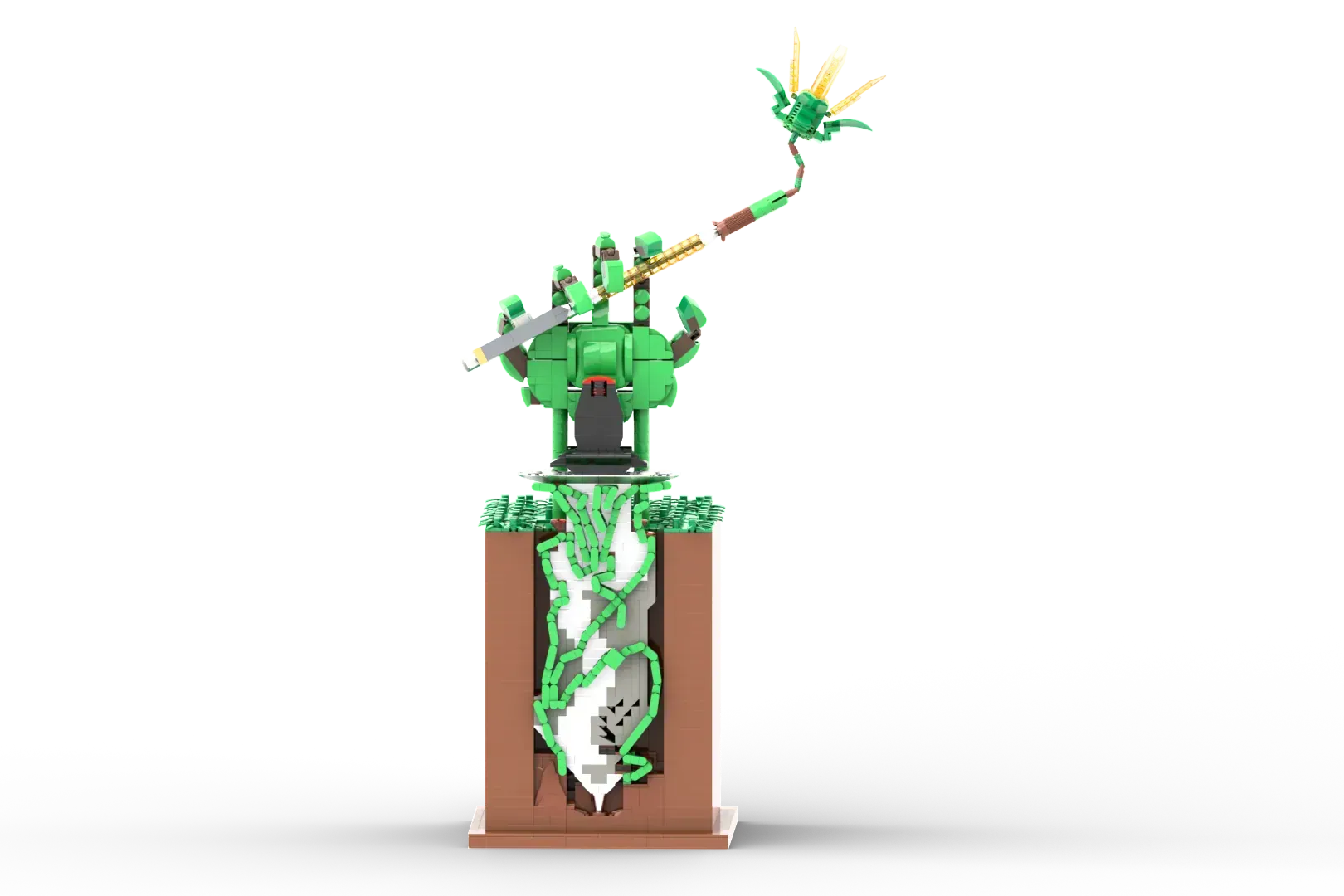 Flower Pen of Peace Inspired by "Pen Is Mightier Than the Sword" | LEGO ...