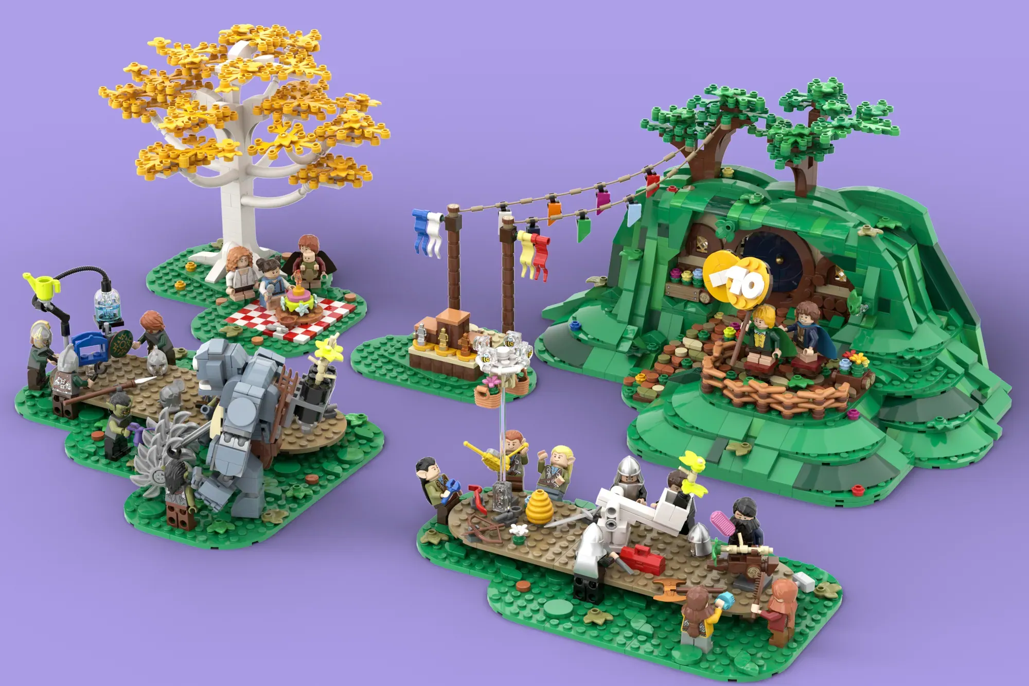 Sam’s Birthday Hackathon: Rebuilding the Shire! | LEGO® Ideas