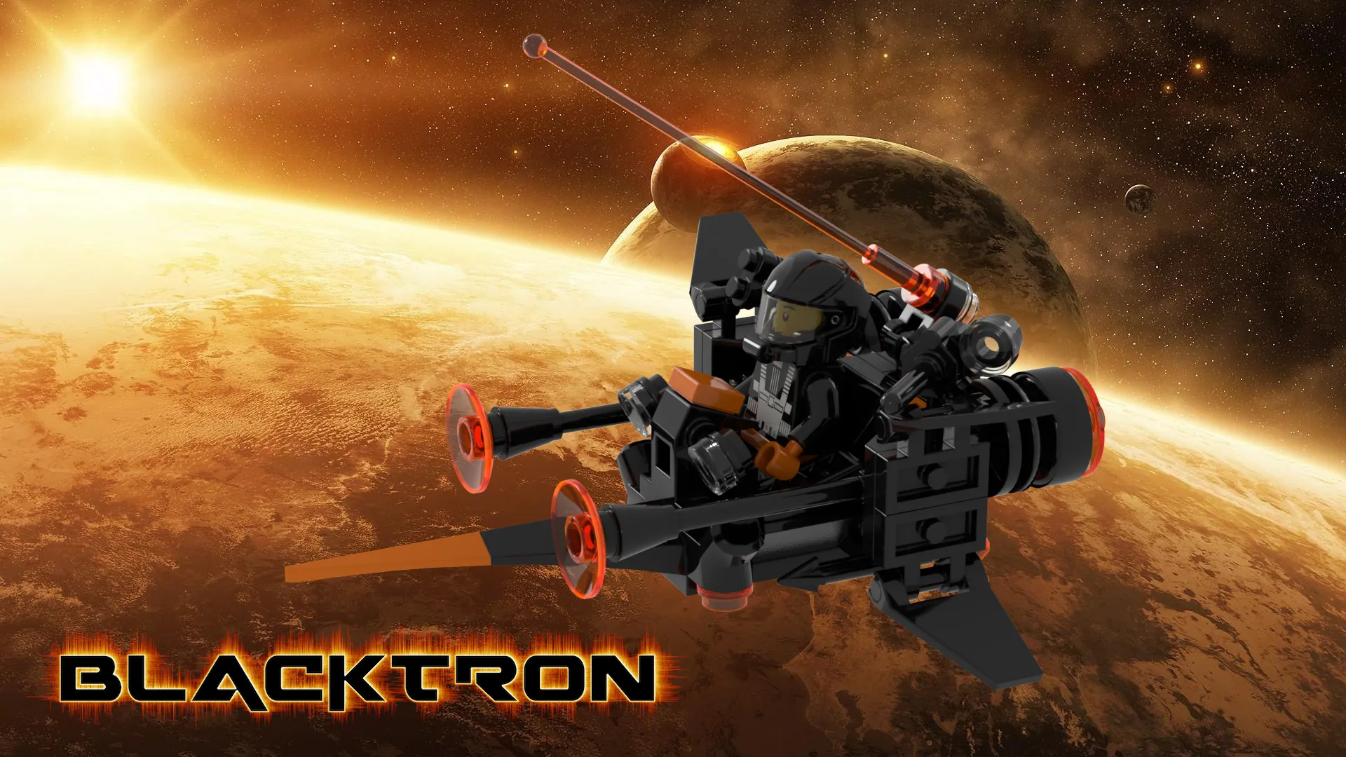 Blacktron® T-1 "Scorpion" - Ultra-Compact Space Interceptor | LEGO® Ideas