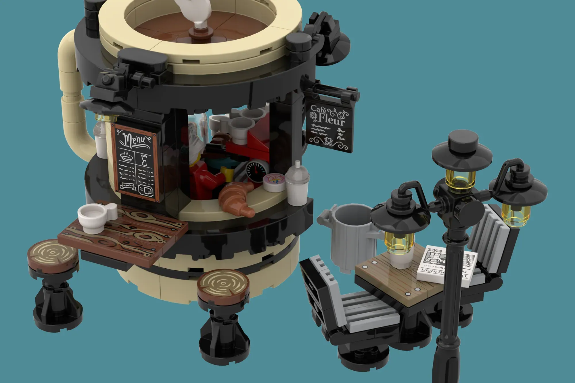 Cup Street Coffee Shop | LEGO® Ideas