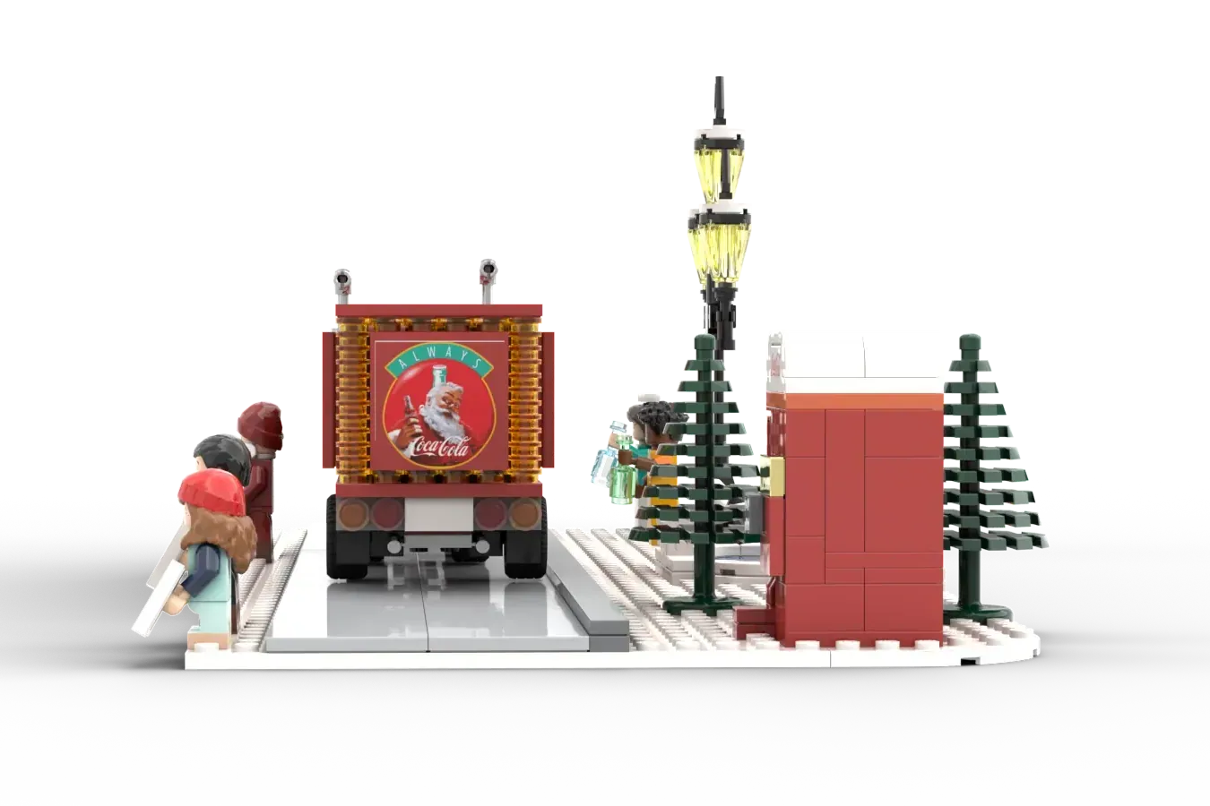 Coca Cola's Holidays Street | LEGO® Ideas