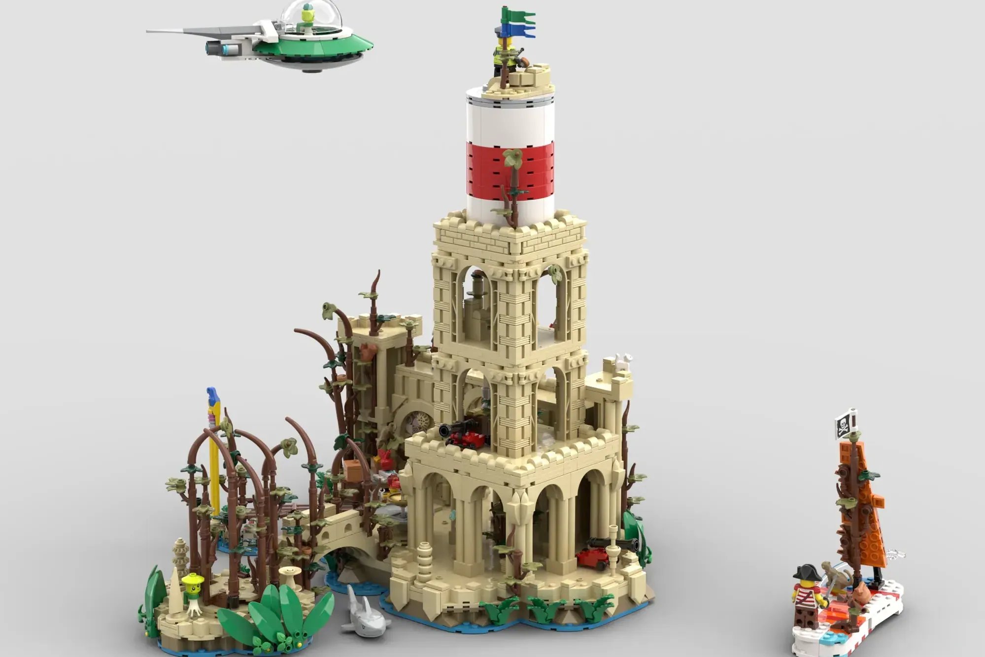 At the Beach Sandcastle | LEGO® Ideas