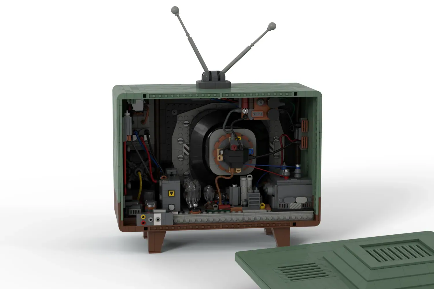 Detailed Classic Retro TV | LEGO® Ideas