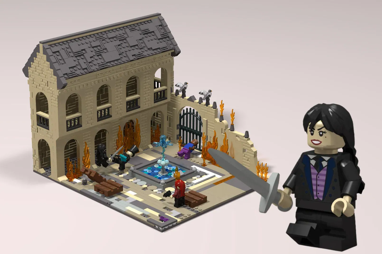 Wednesday: Final Battle at Nevermore | LEGO® Ideas