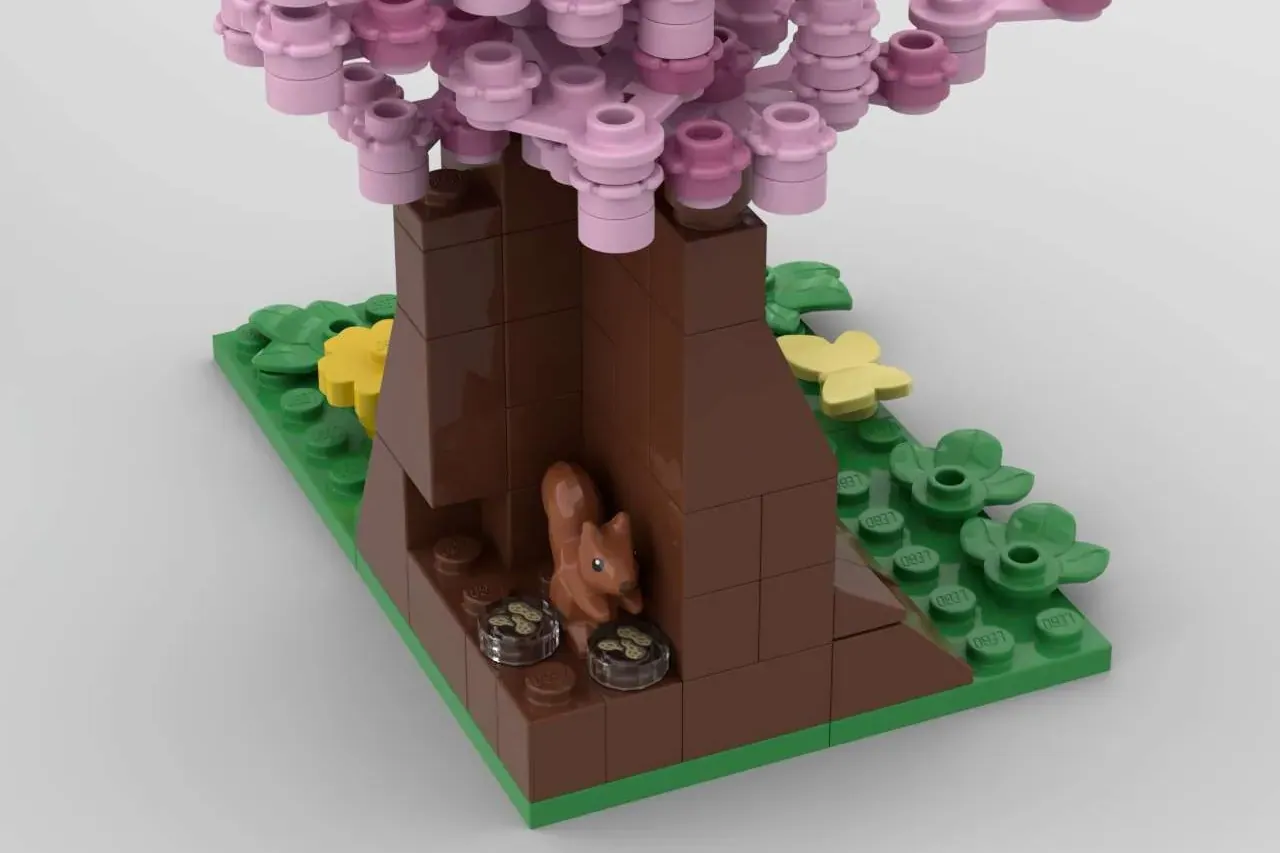 The Four Seasons and a Squirrel | LEGO® Ideas
