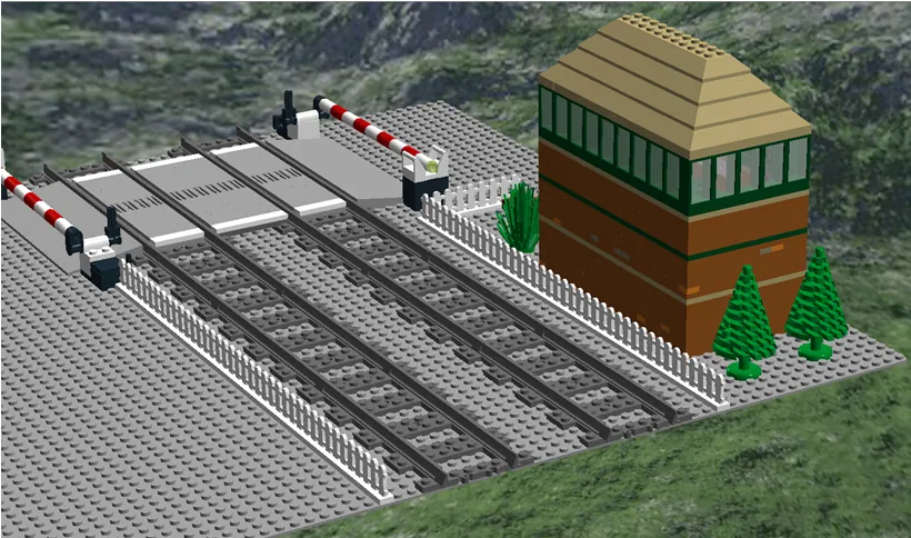 Train Level Crossing with Signal Box | LEGO® Ideas