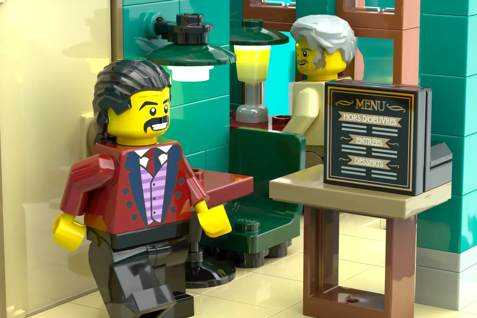 Modular Downtown Square | LEGO® Ideas