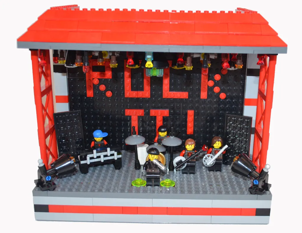 Rock-n-Roll Band on the Stage | LEGO® Ideas