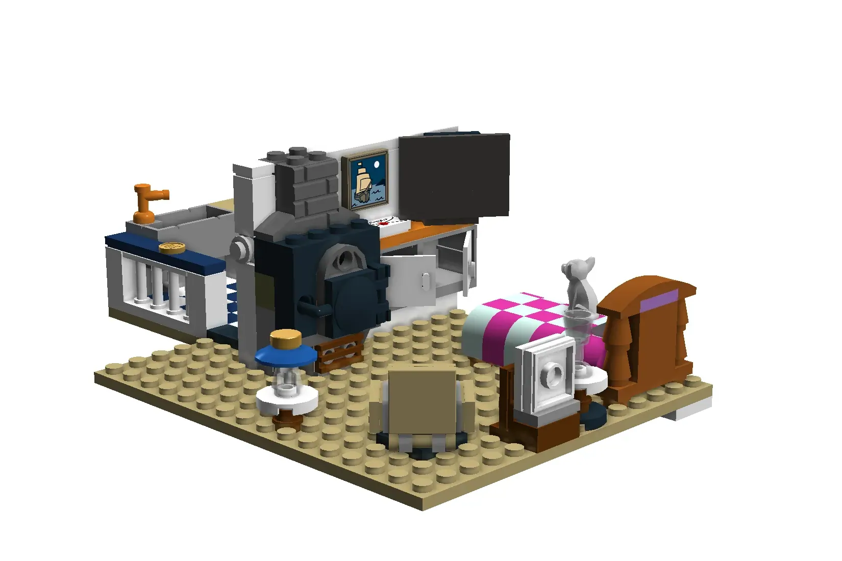 Saint Georges Du Vievre Station, France [LDD] | LEGO® Ideas