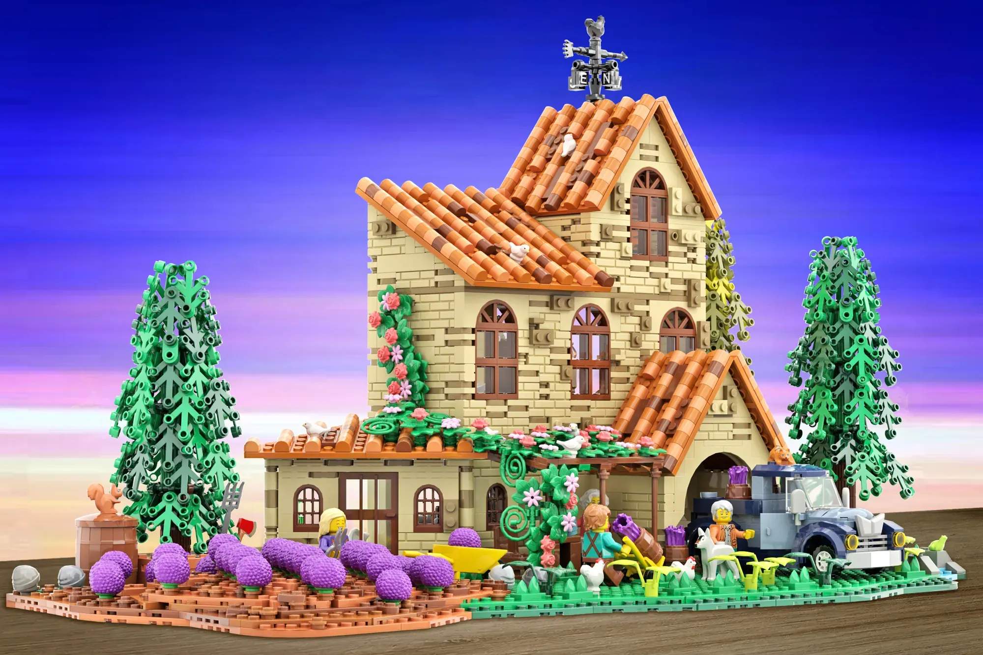 Lavender Fields Villa | LEGO® Ideas