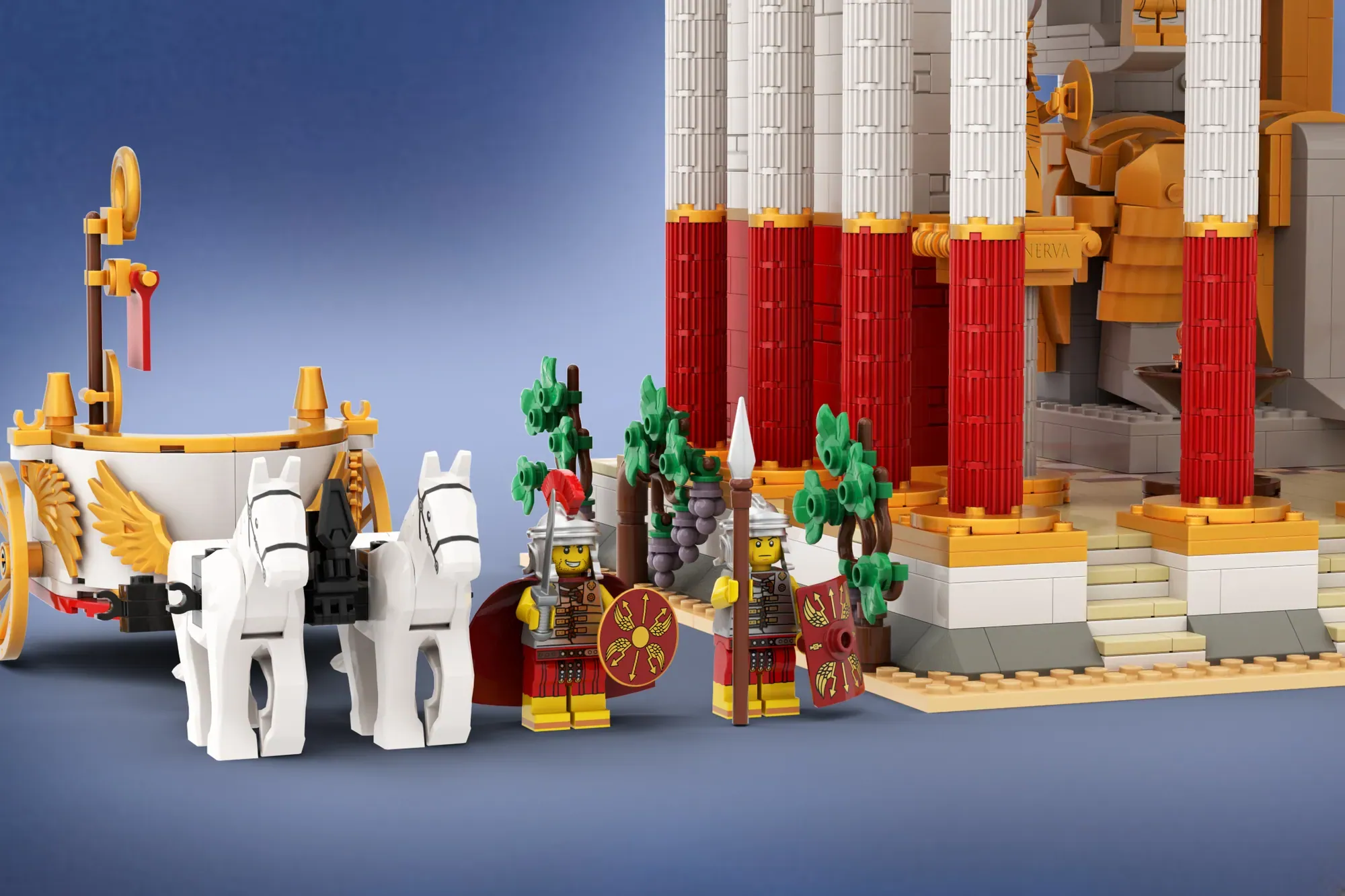 Roman Temple of Jupiter & Chariot | LEGO® Ideas