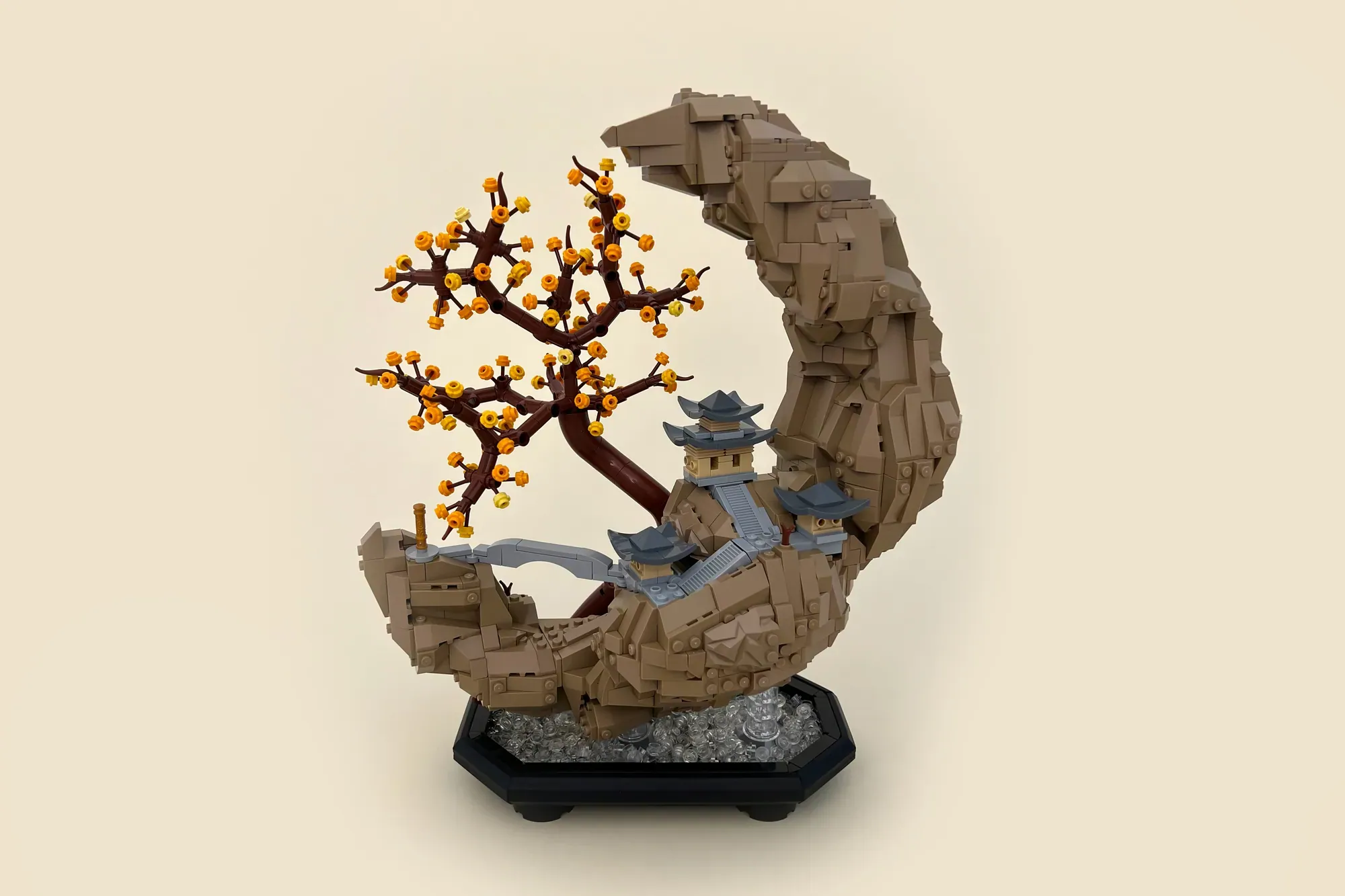 Crescent Moon Rock Sculpture | LEGO® Ideas