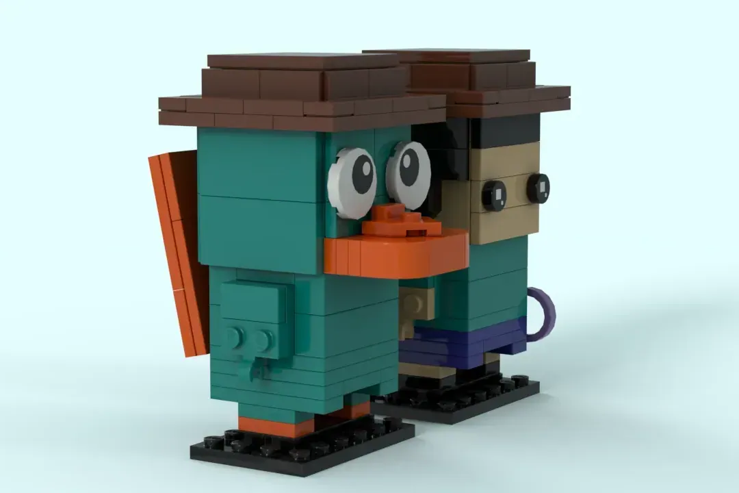 Agent P and Agent T - Phineas and Ferb - Brickheadz | LEGO® Ideas