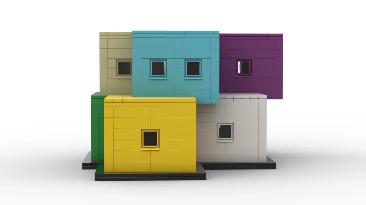 Colorful Blocky House | LEGO® Ideas