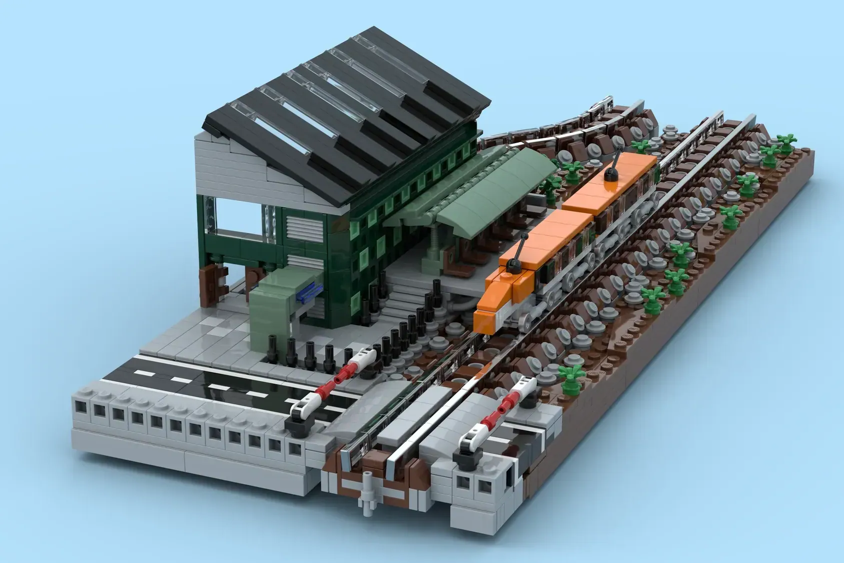 Miniature Train Station - Workshop | LEGO® Ideas